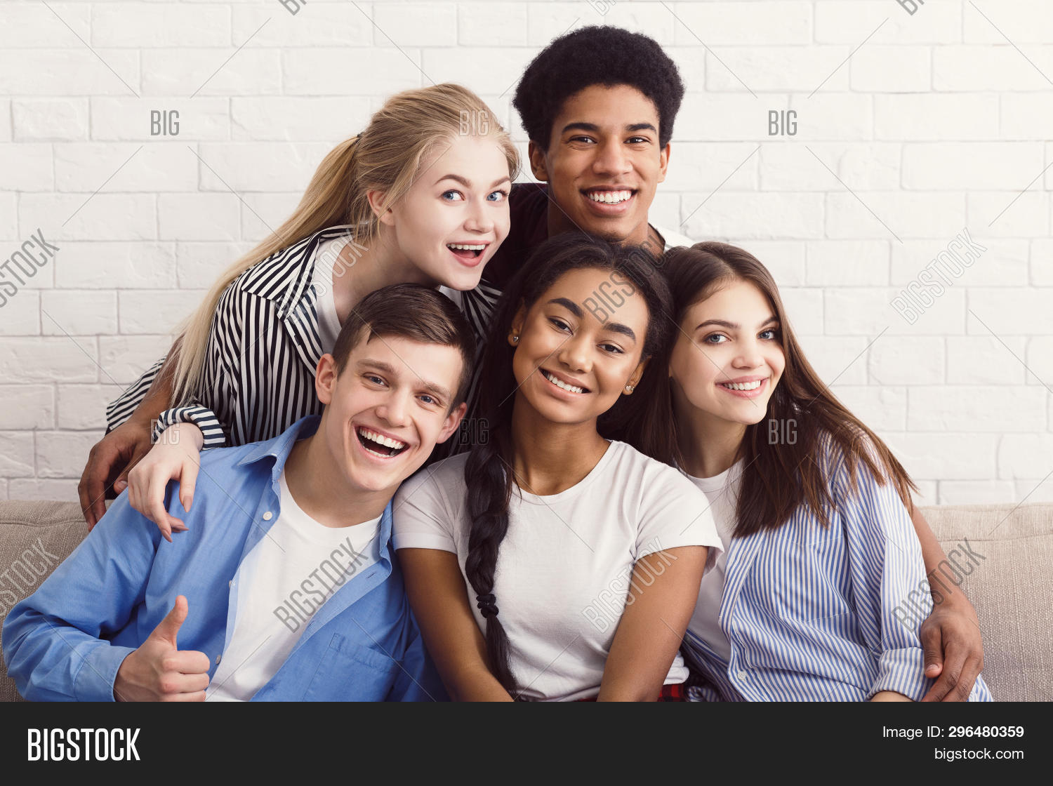 Happy Diverse Friends Image & Photo (Free Trial) | Bigstock