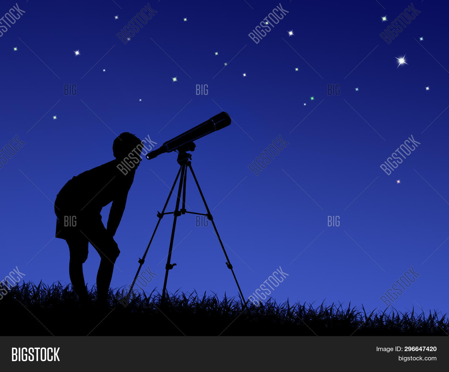 Boy Looks Stars Image & Photo (Free Trial) | Bigstock