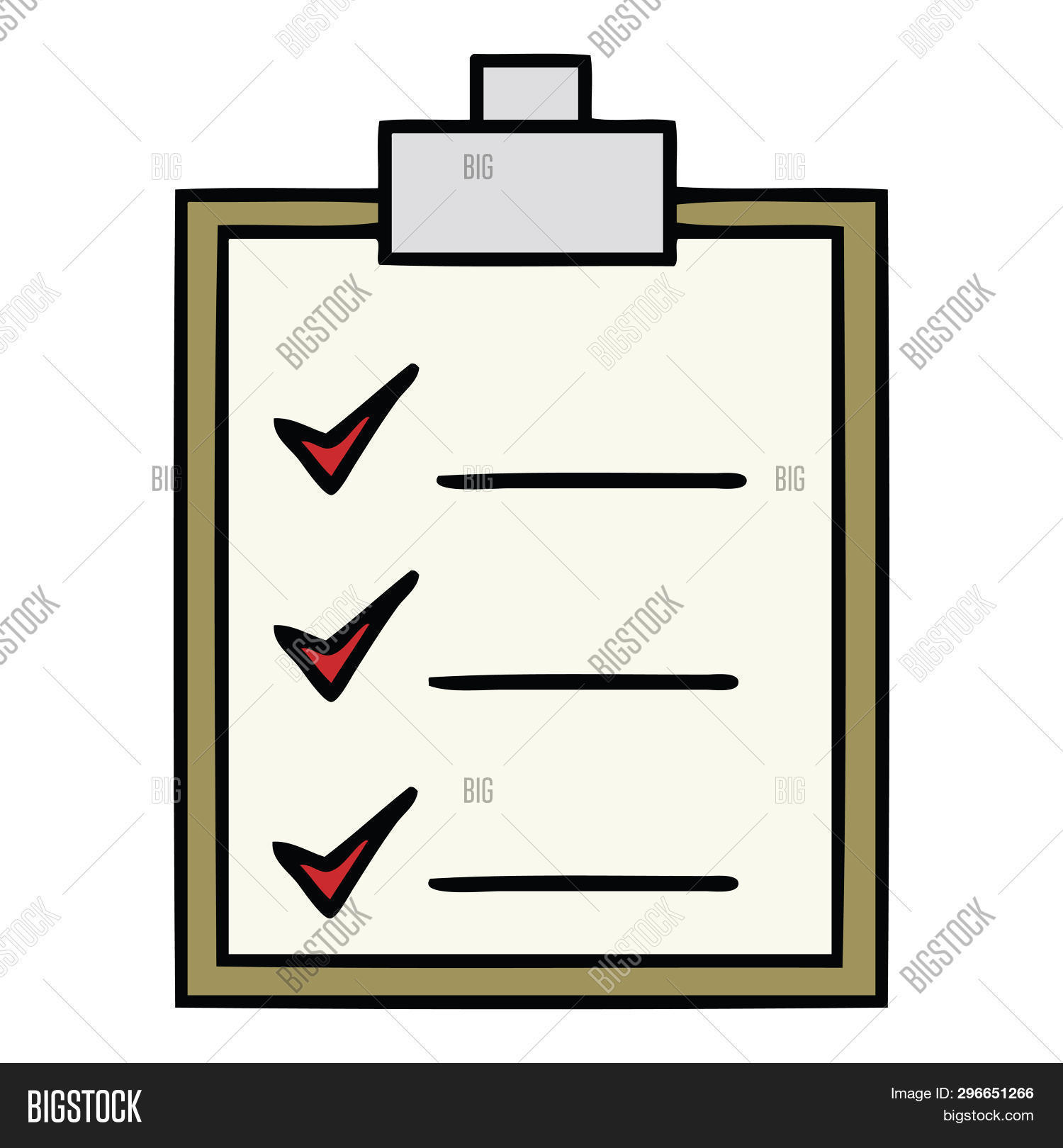 Cute Cartoon Check Image & Photo (Free Trial) | Bigstock