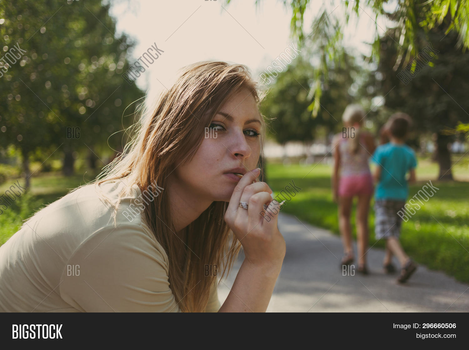 Girl Flowing Hair Image & Photo (Free Trial) | Bigstock