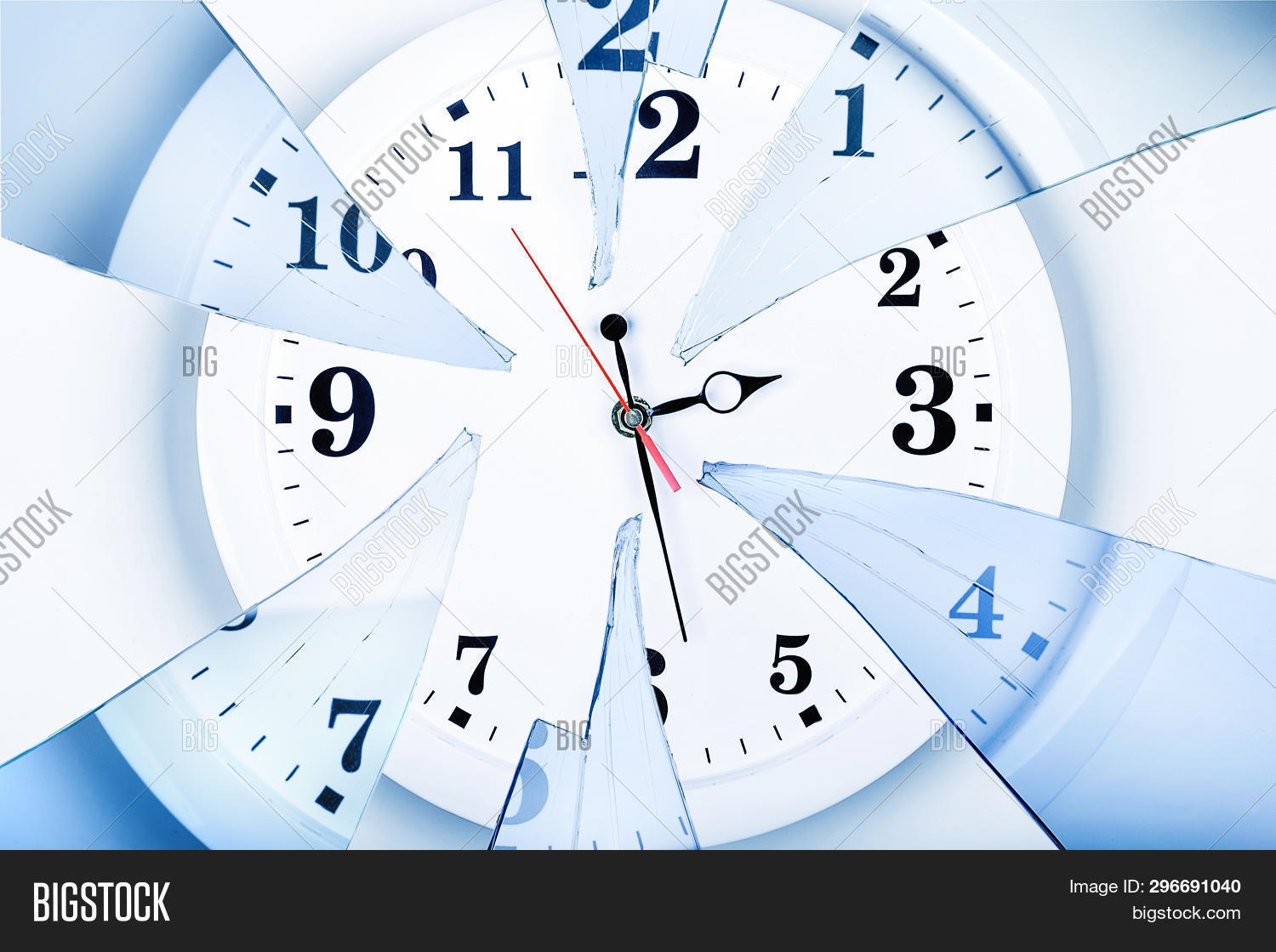 Clock Broken Glass On Image & Photo (Free Trial) | Bigstock