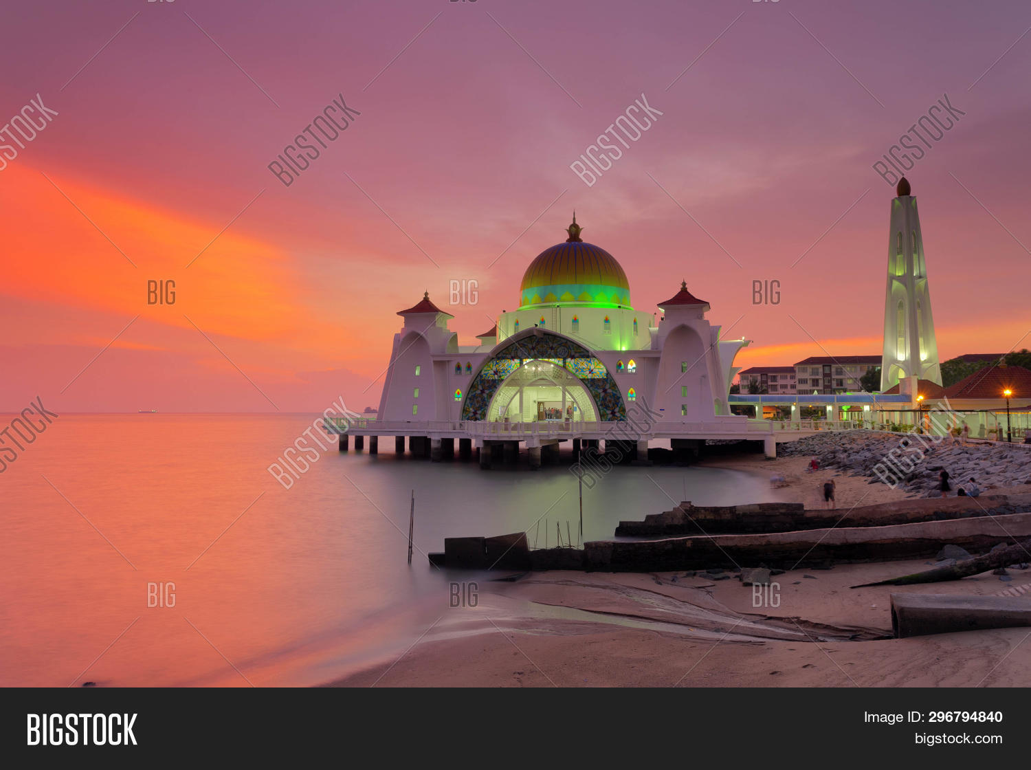 Malacca Straits Mosque Image & Photo (Free Trial) | Bigstock
