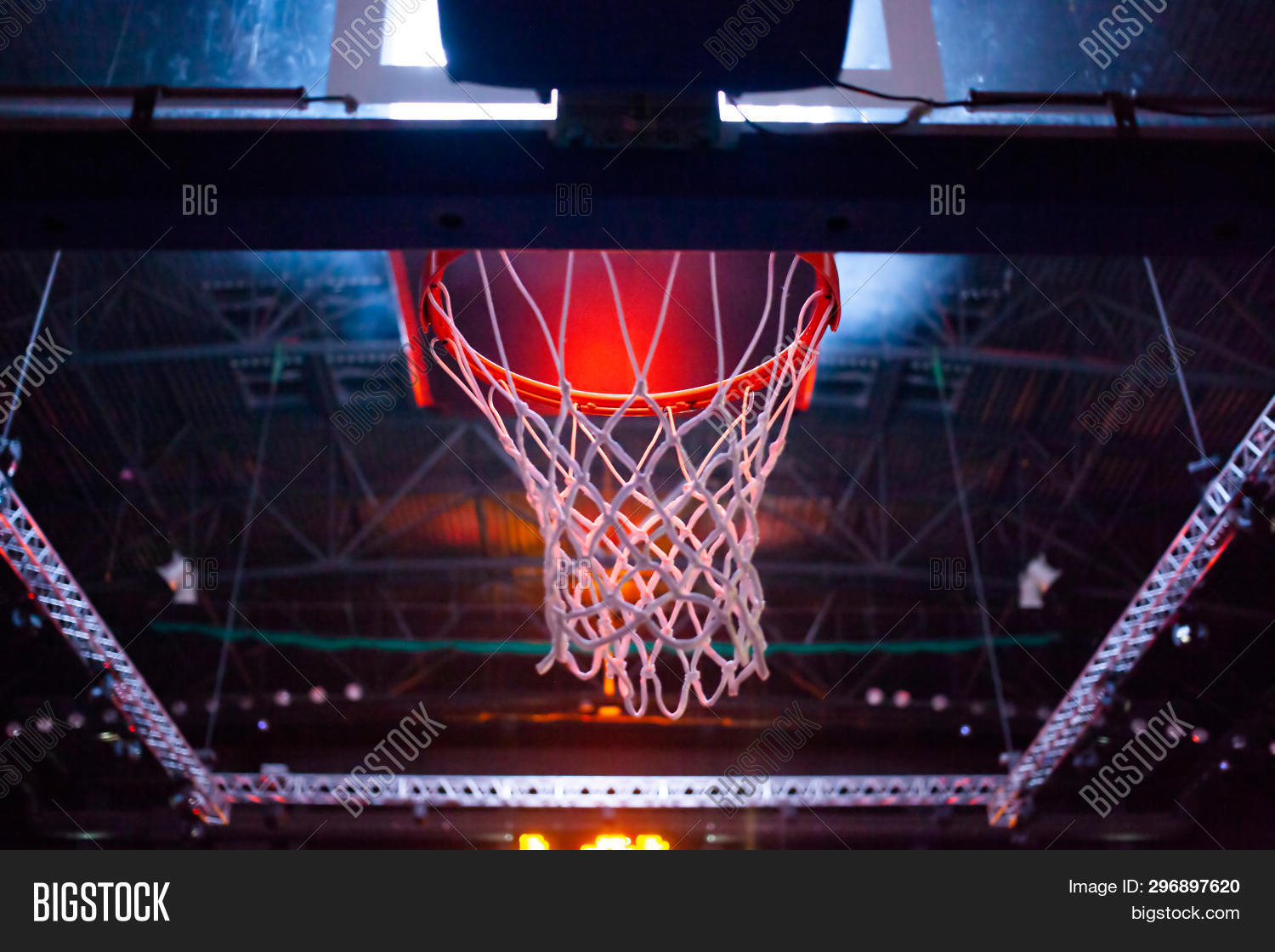 Basketball Hoop Red Image & Photo (Free Trial) | Bigstock