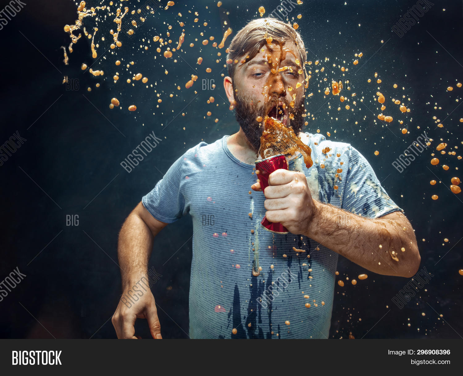 Man Drinking Cola Image & Photo (Free Trial) | Bigstock