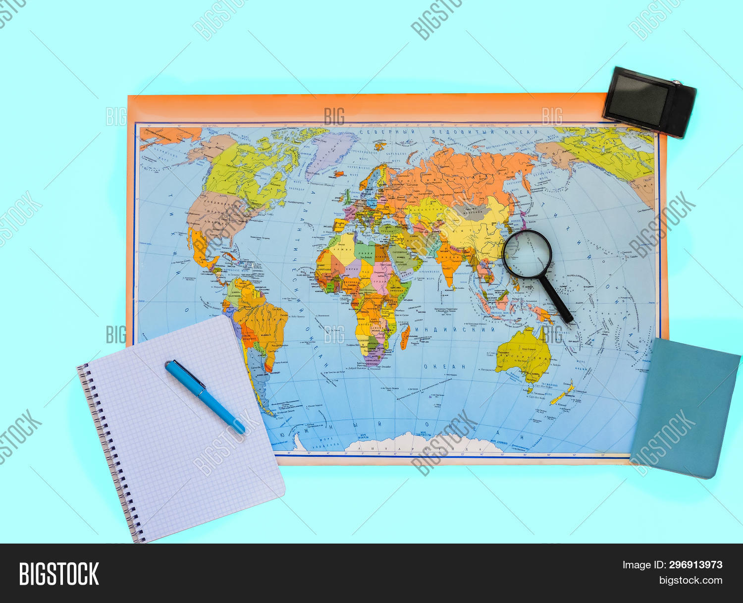 Top View Map Items. Image & Photo (Free Trial) | Bigstock