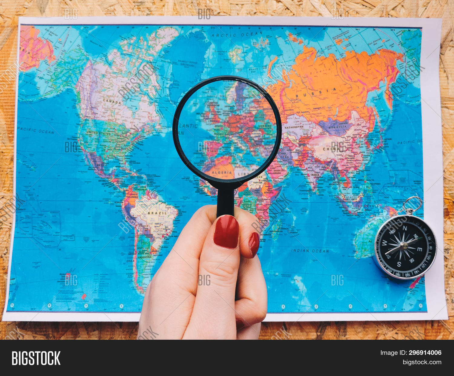 Top View Map Items. Image & Photo (Free Trial) | Bigstock
