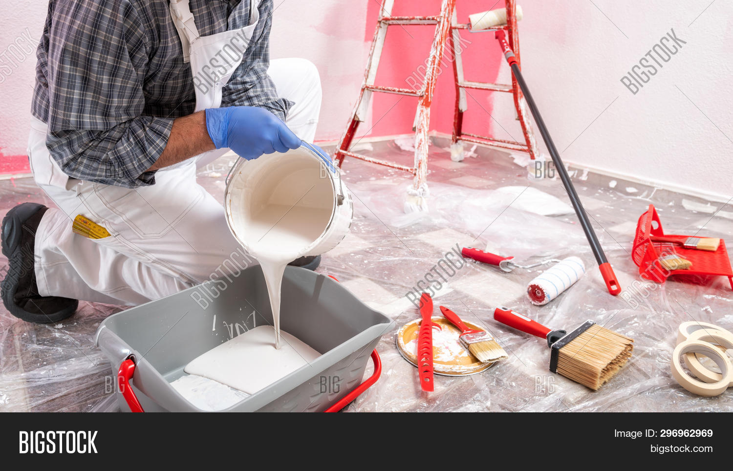 House Painter Worker Image & Photo (Free Trial) | Bigstock