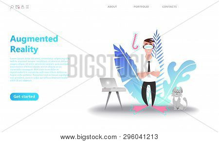 Ar Augmented Reality Vector & Photo (Free Trial) | Bigstock