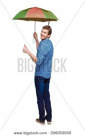 Back View Man Umbrella Image & Photo (Free Trial) | Bigstock