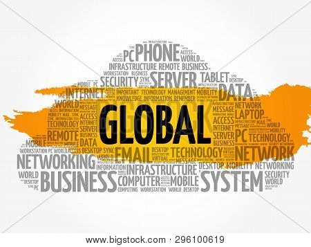 Global Word Cloud Image & Photo (Free Trial) | Bigstock
