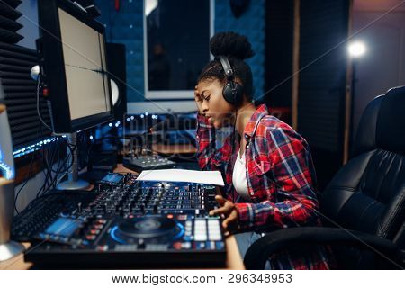 Female Sound Operator Image & Photo (Free Trial) | Bigstock