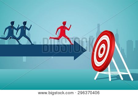 Businessmen Competing Vector & Photo (Free Trial) | Bigstock