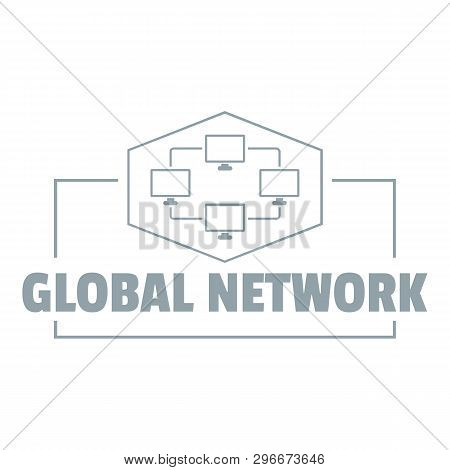 Global Network Logo. Image & Photo (Free Trial) | Bigstock