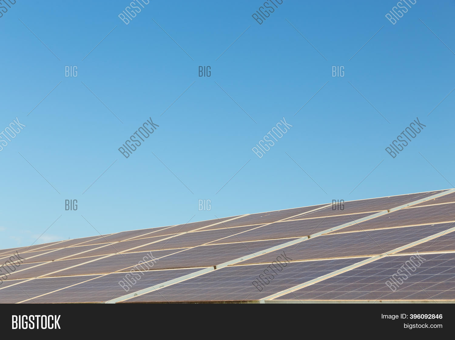 Solar Panel On Blue Image & Photo (Free Trial) | Bigstock