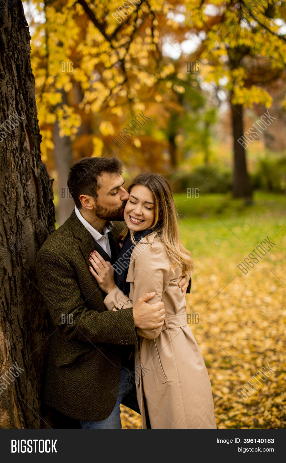 Young Couple Autumn Image & Photo (Free Trial) | Bigstock