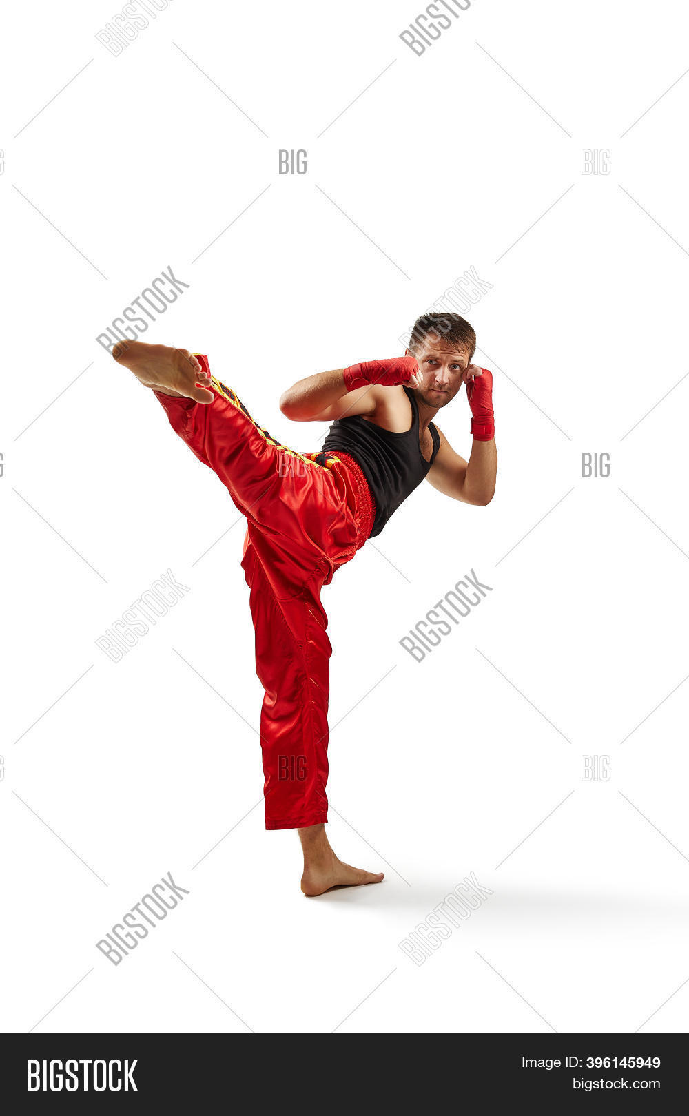 Athletic Man Red Image & Photo (Free Trial) | Bigstock