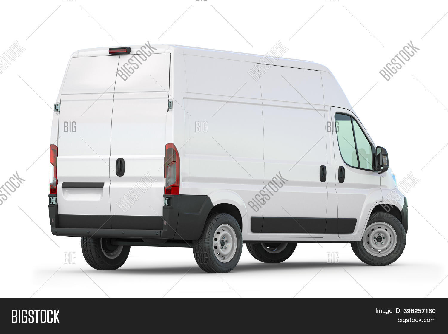 White Van Isolated On Image & Photo (Free Trial) | Bigstock