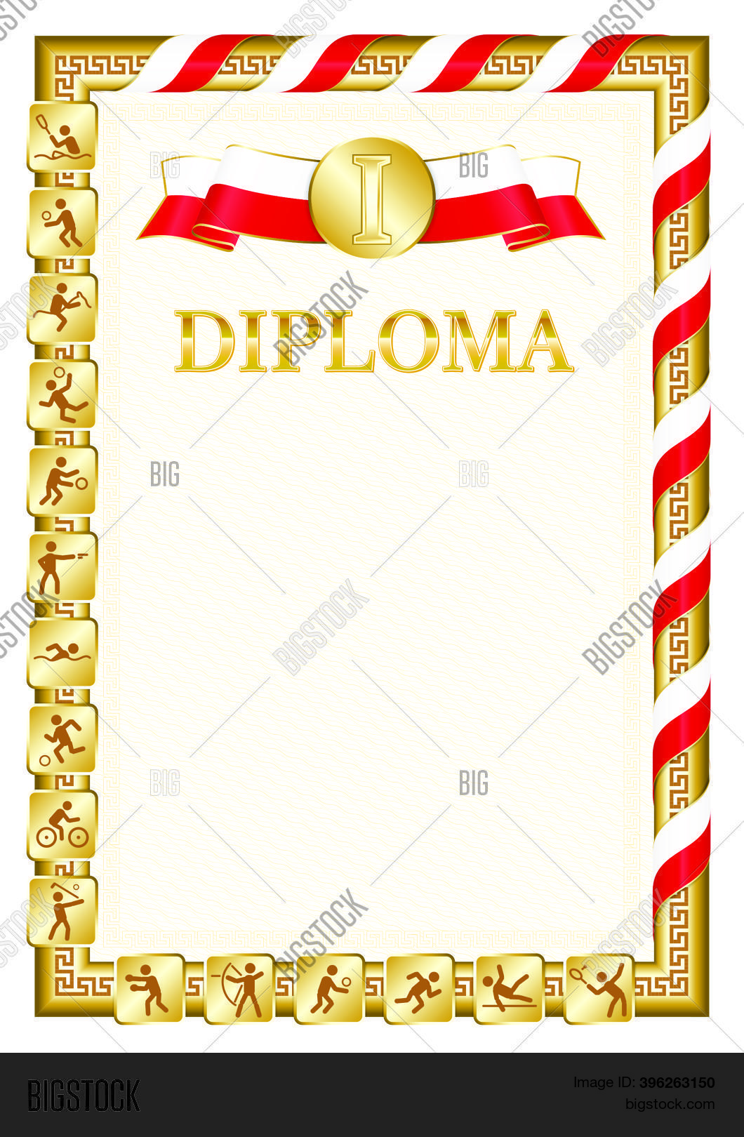 Vertical Diploma Vector & Photo (Free Trial) | Bigstock