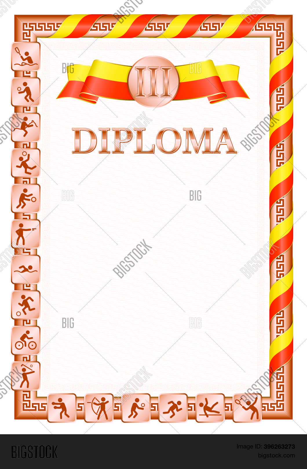 Vertical Diploma Vector & Photo (Free Trial) | Bigstock