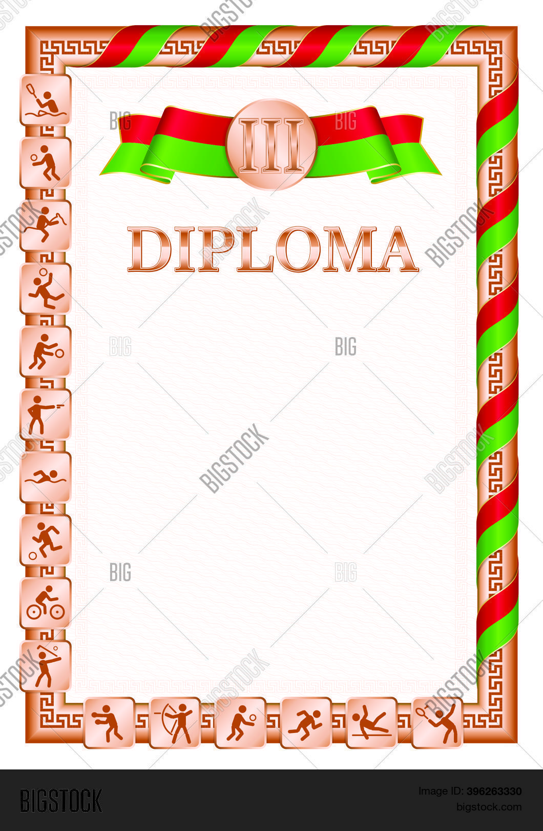 Vertical Diploma Vector & Photo (Free Trial) | Bigstock