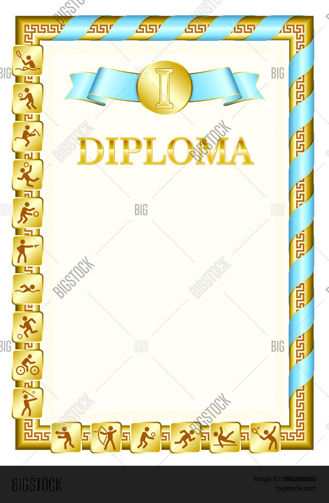 Vertical Diploma Vector & Photo (Free Trial) | Bigstock