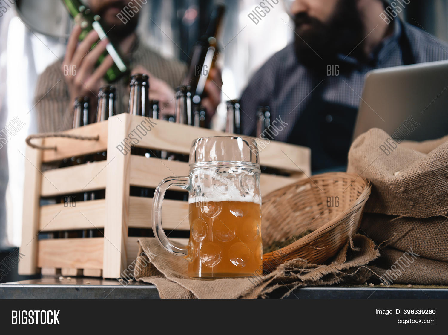 Glass Beer On Table On Image & Photo (Free Trial) | Bigstock