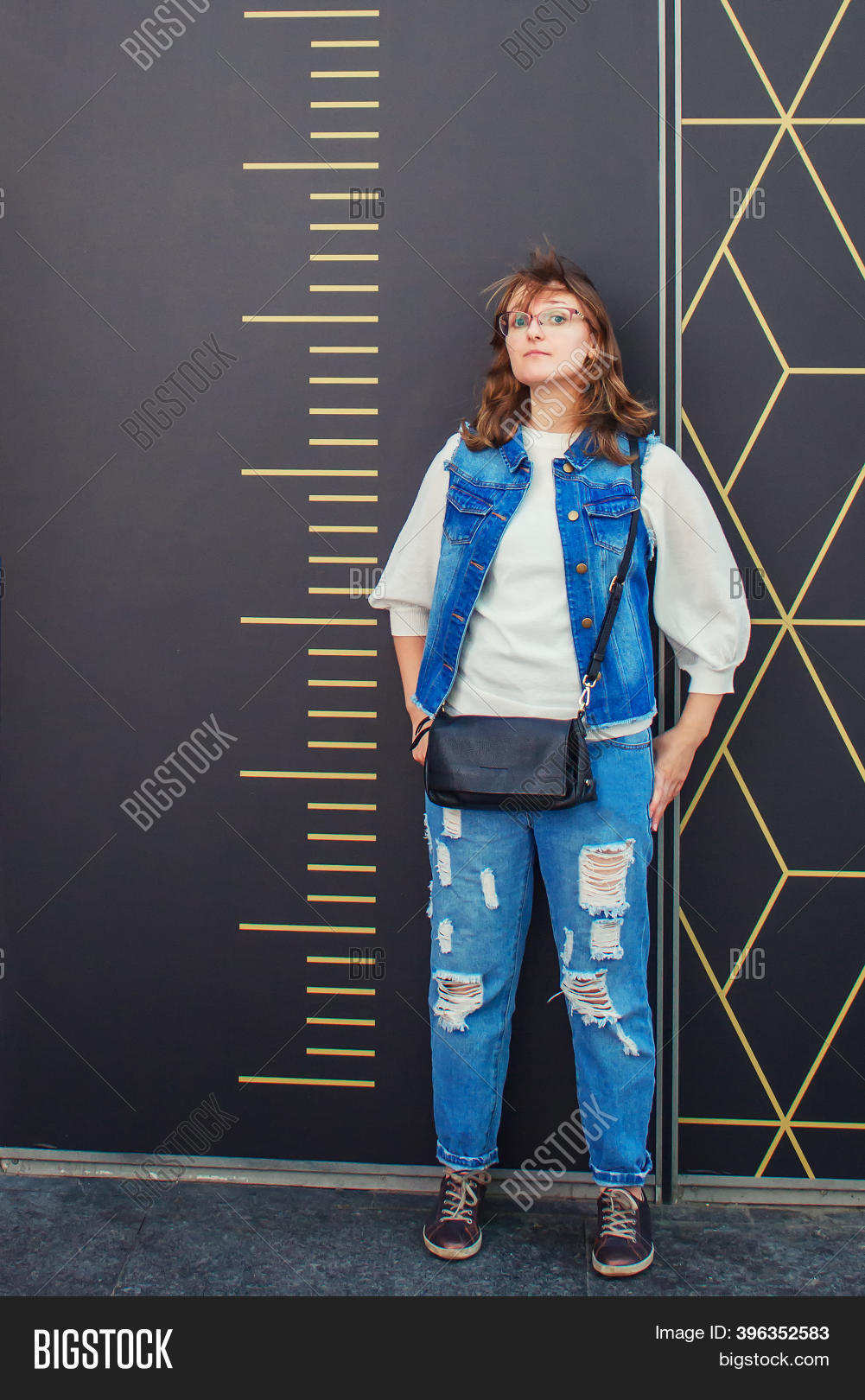 Woman Stands Next Image & Photo (Free Trial) | Bigstock