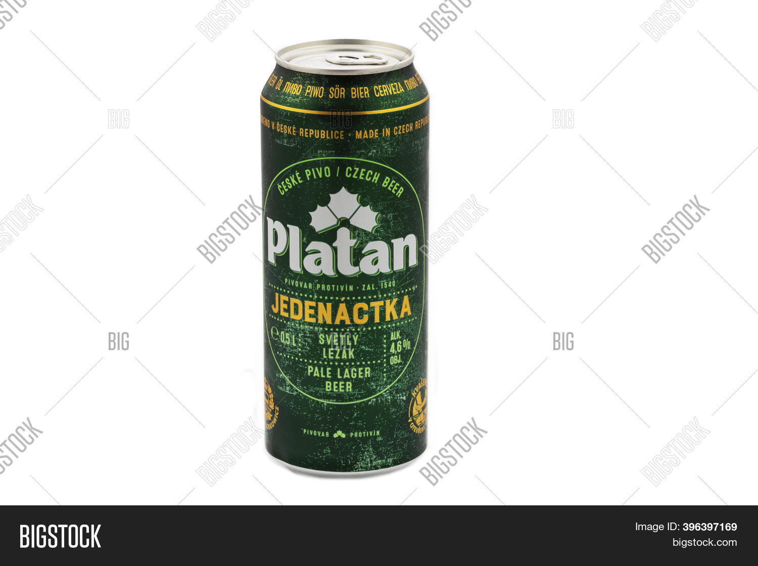 Can Czech Platan Beer Image & Photo (Free Trial) | Bigstock