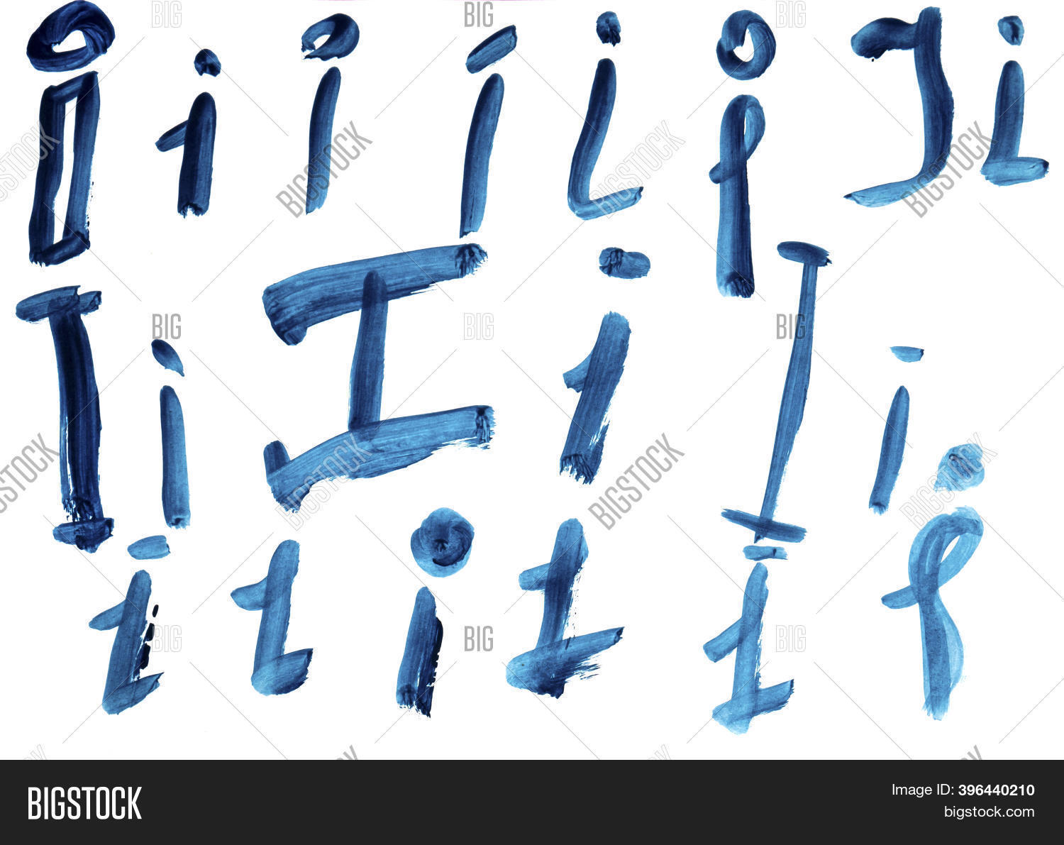 Letter Drawn Brush Image & Photo (Free Trial) | Bigstock