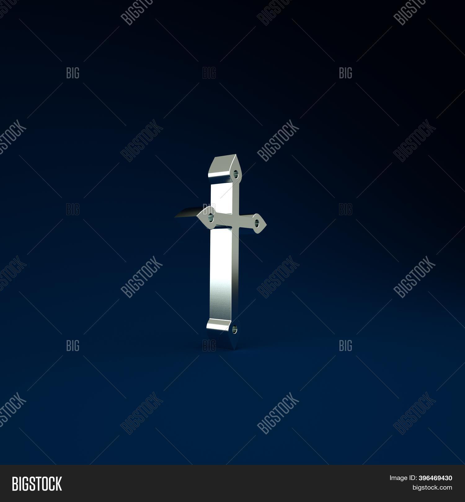 Silver Christian Cross Image & Photo (Free Trial) | Bigstock