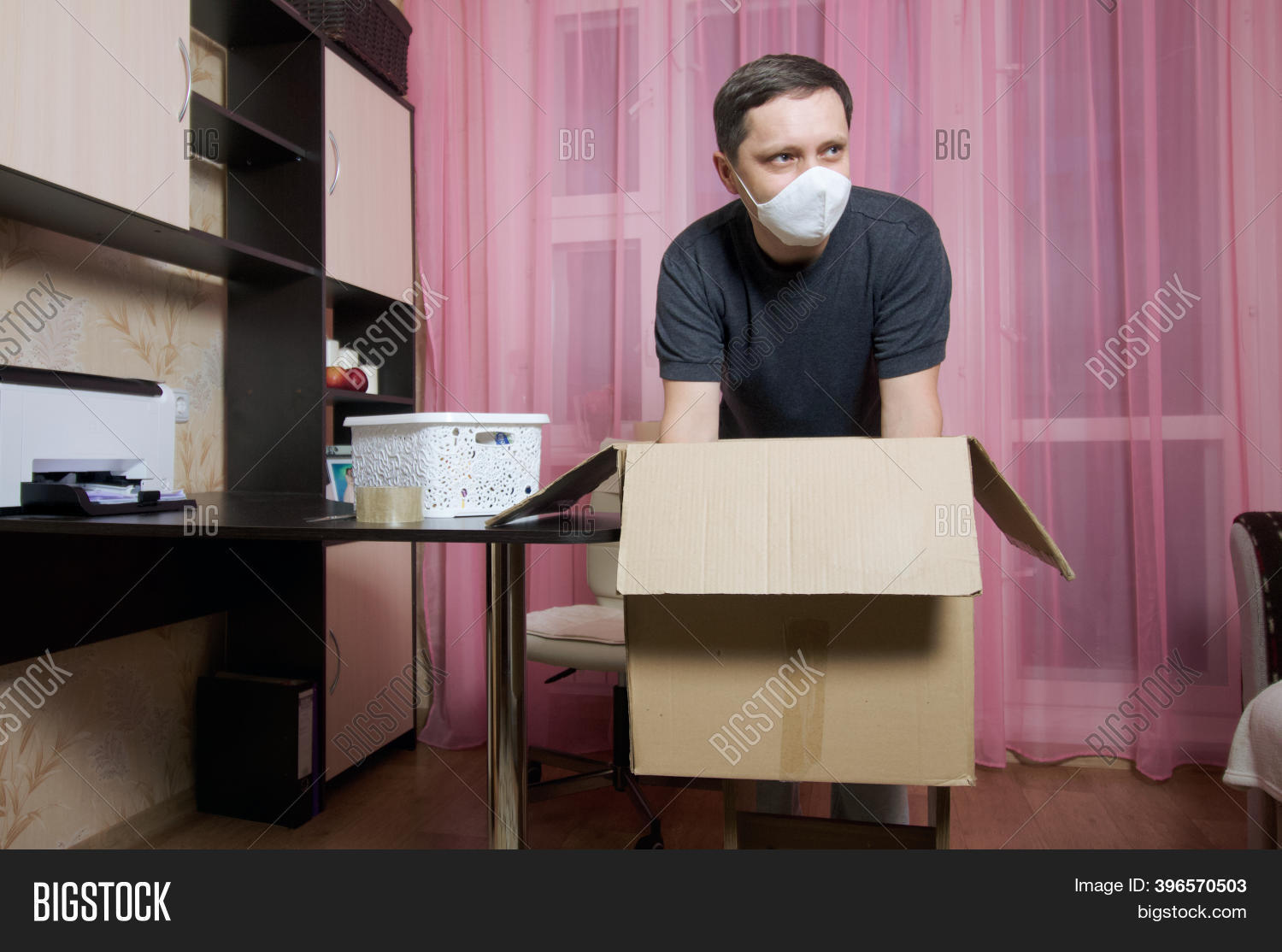 Man Takes Boxes Off Image & Photo (Free Trial) | Bigstock