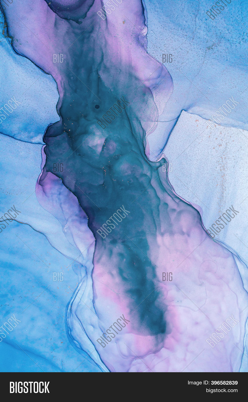 Alcohol Ink Sea Image & Photo (Free Trial) | Bigstock