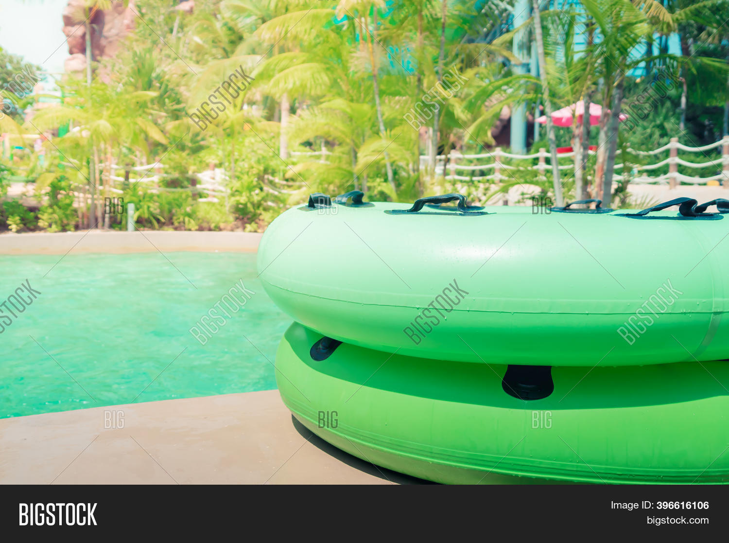 Large Green Swim Ring Image & Photo (Free Trial) | Bigstock