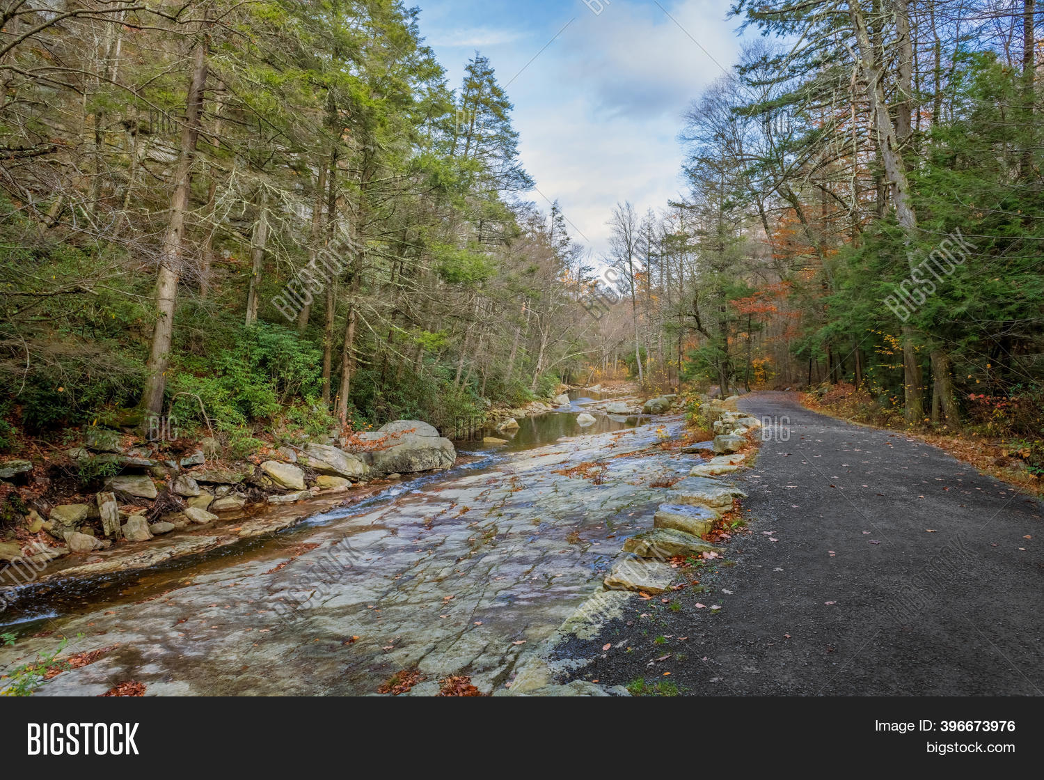 Stream Exposed Bedrock Image & Photo (Free Trial) | Bigstock
