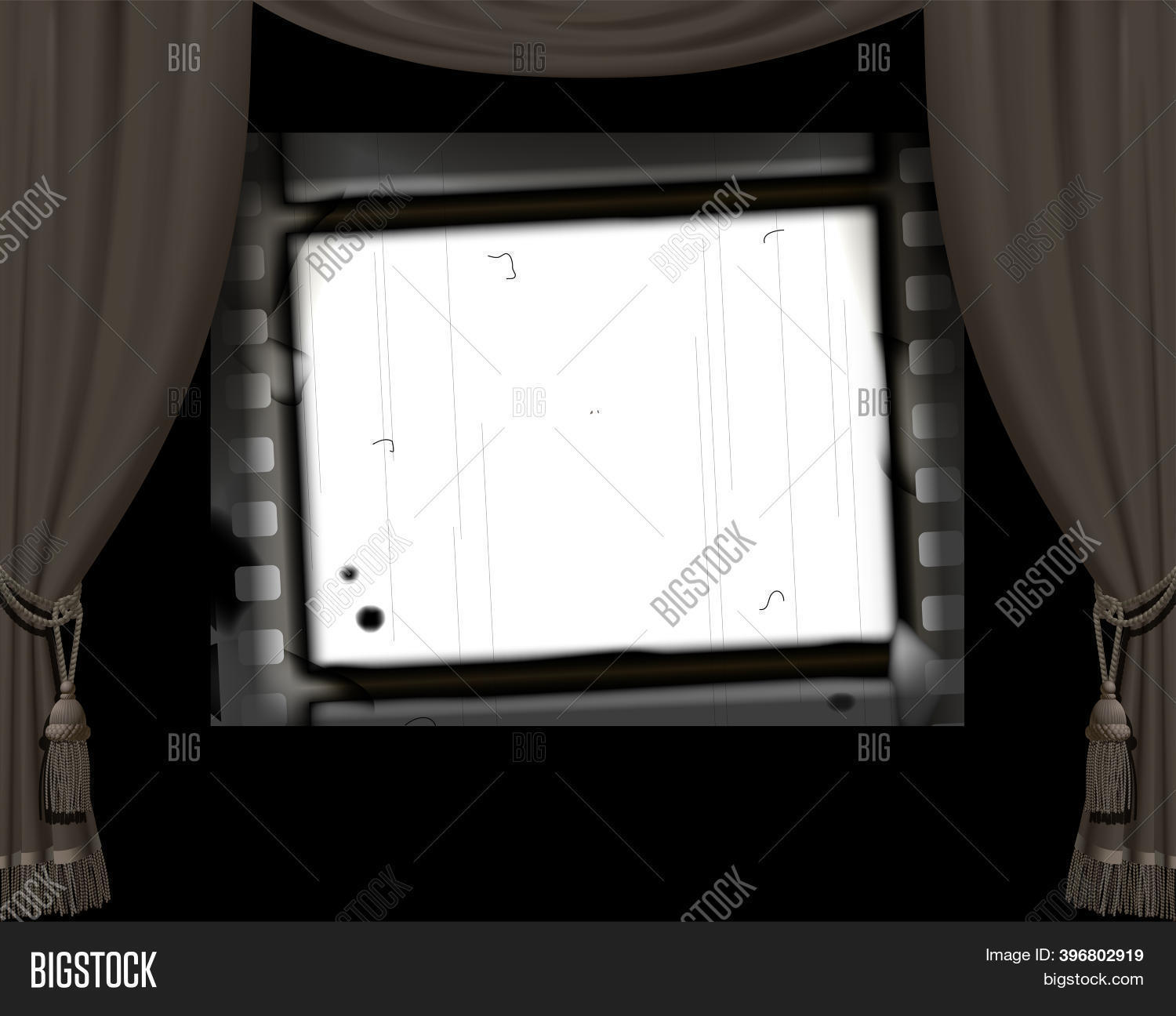 Curtain Frame Retro Image & Photo (Free Trial) | Bigstock