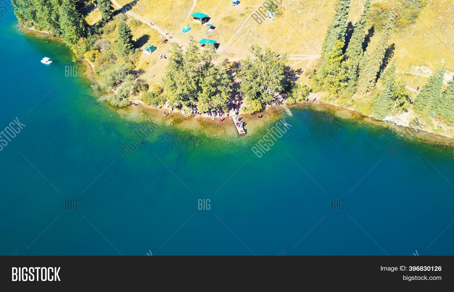 Kolsay Lake Among Image & Photo (Free Trial) | Bigstock