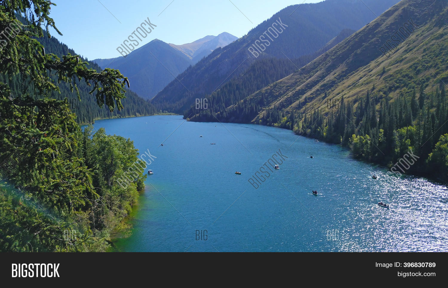 Kolsay Lake Among Image & Photo (Free Trial) | Bigstock