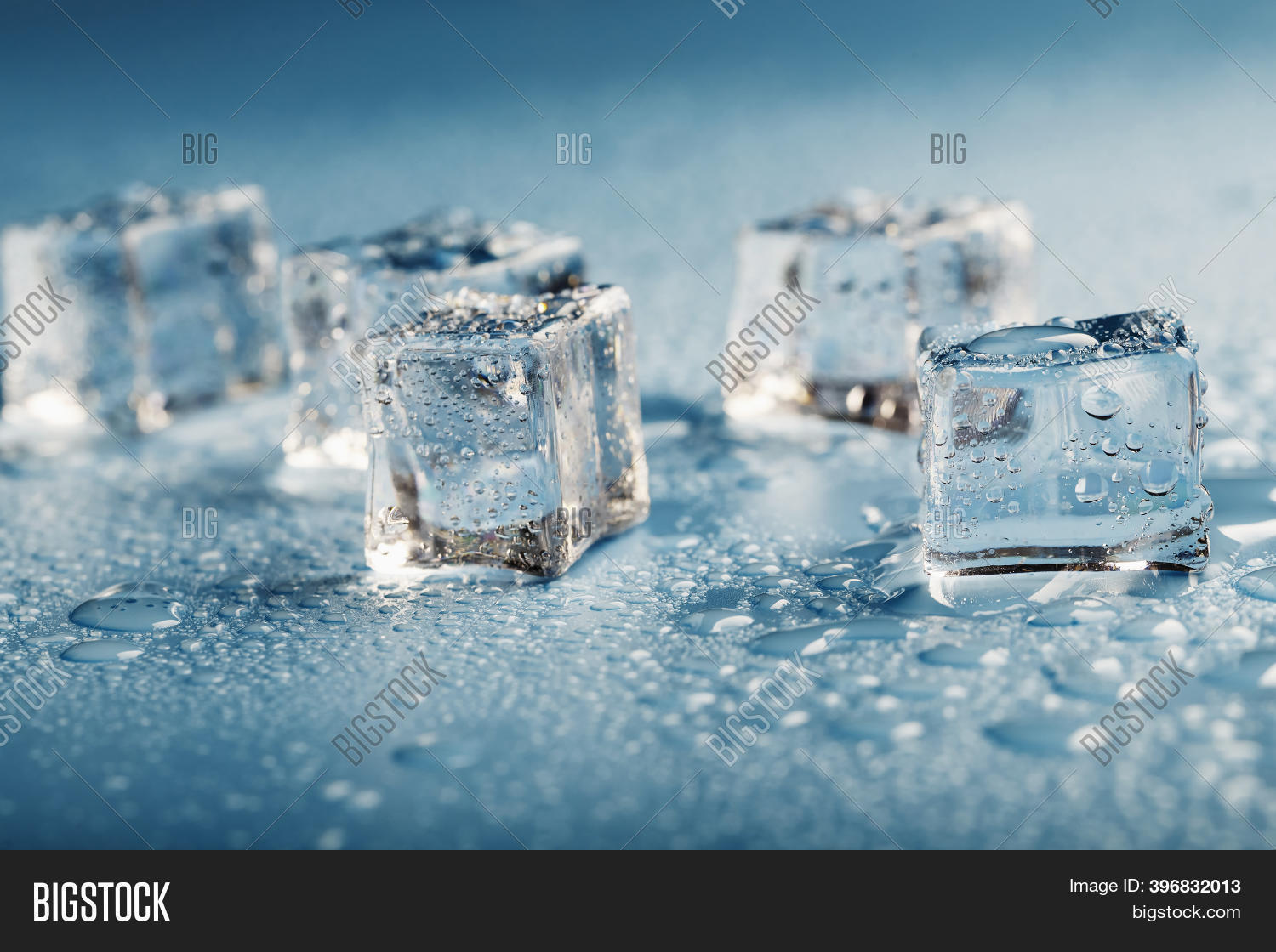 Blocks Ice Water Drops Image & Photo (Free Trial) | Bigstock