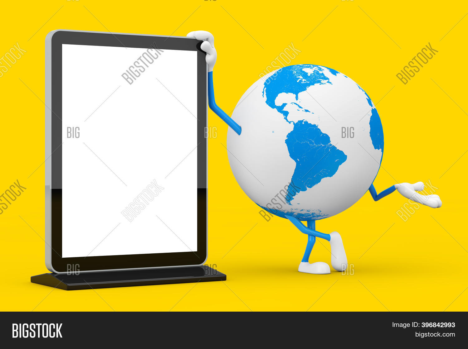 Earth Globe Character Image & Photo (Free Trial) | Bigstock