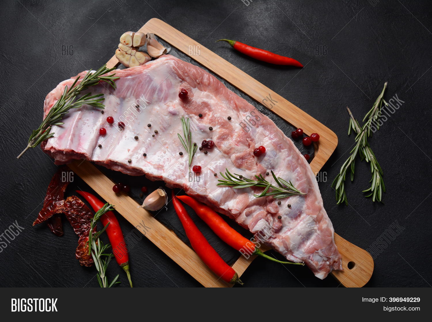 Whole Raw Pork Ribs. Image & Photo (Free Trial) | Bigstock