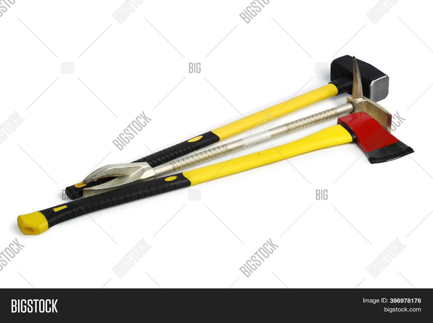 Large Yellow Axe, Image & Photo (Free Trial) | Bigstock