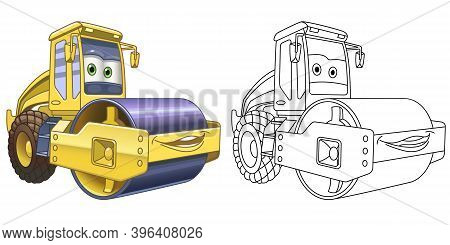 Coloring Page Asphalt Vector & Photo (Free Trial) | Bigstock