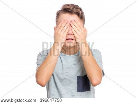 Handsome Teen Boy Sad Image & Photo (Free Trial) | Bigstock