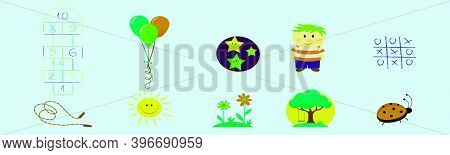 Set Children Element Vector & Photo (Free Trial) | Bigstock