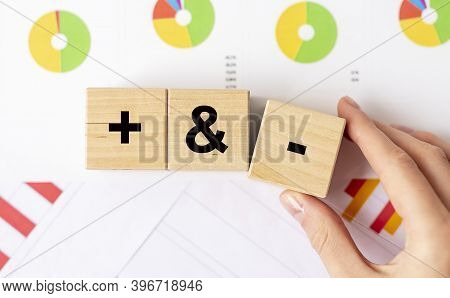 Minus Vs Plus Signs, Image & Photo (Free Trial) | Bigstock