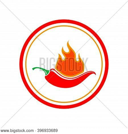 Chilli Hot Spicy Icon Vector & Photo (Free Trial) | Bigstock