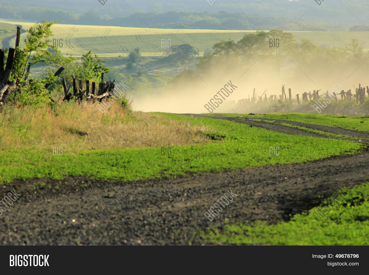 Country Road Curve Image & Photo (Free Trial) | Bigstock