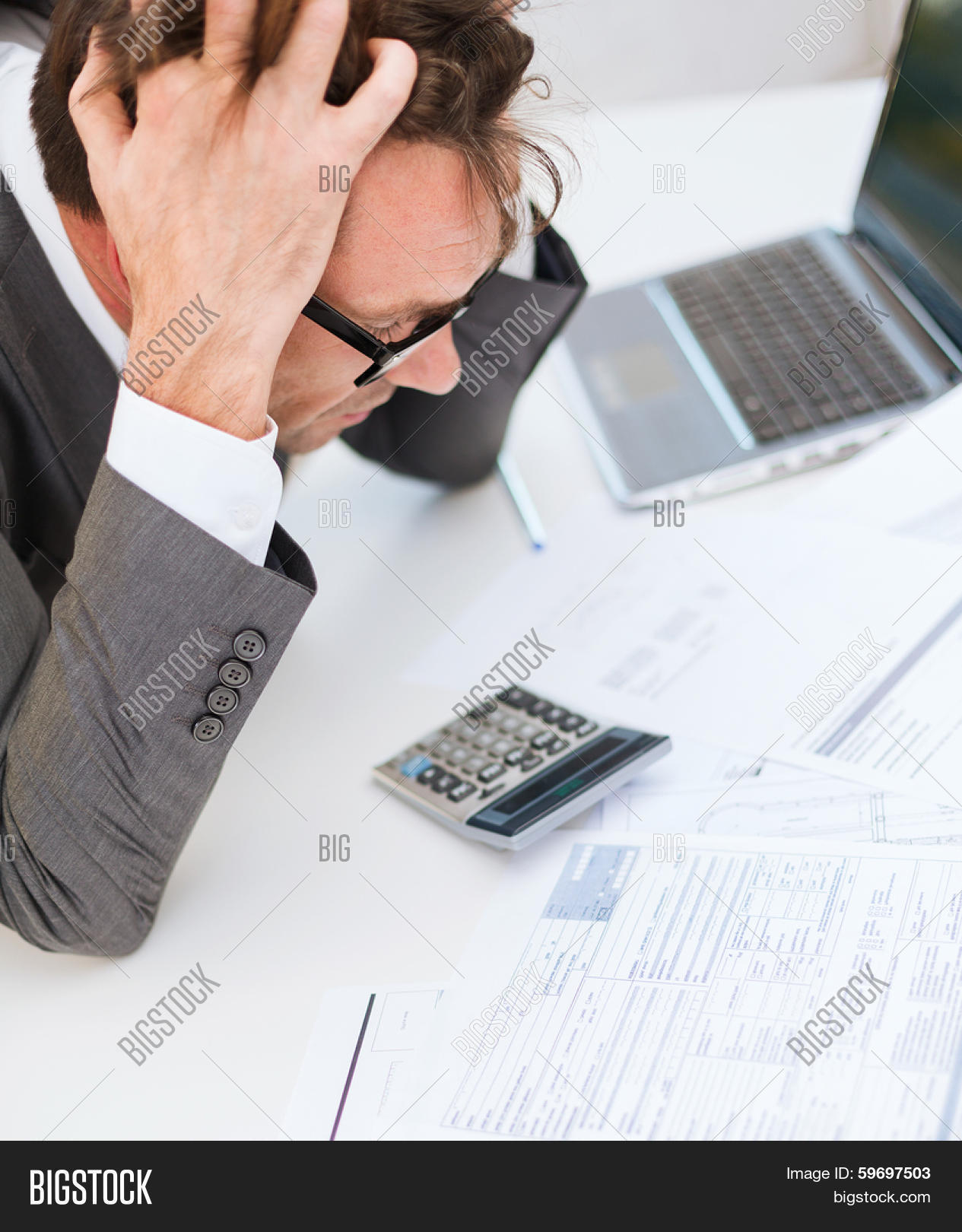Tax, Business Stress Image & Photo (Free Trial) | Bigstock