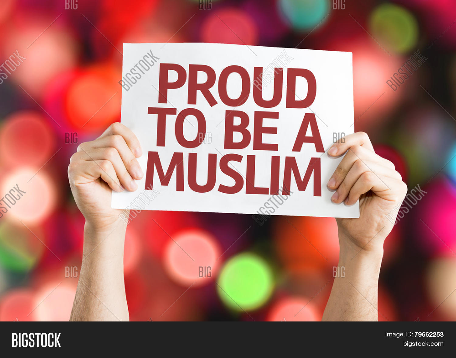 Proud Be Muslim Card Image & Photo (Free Trial) | Bigstock