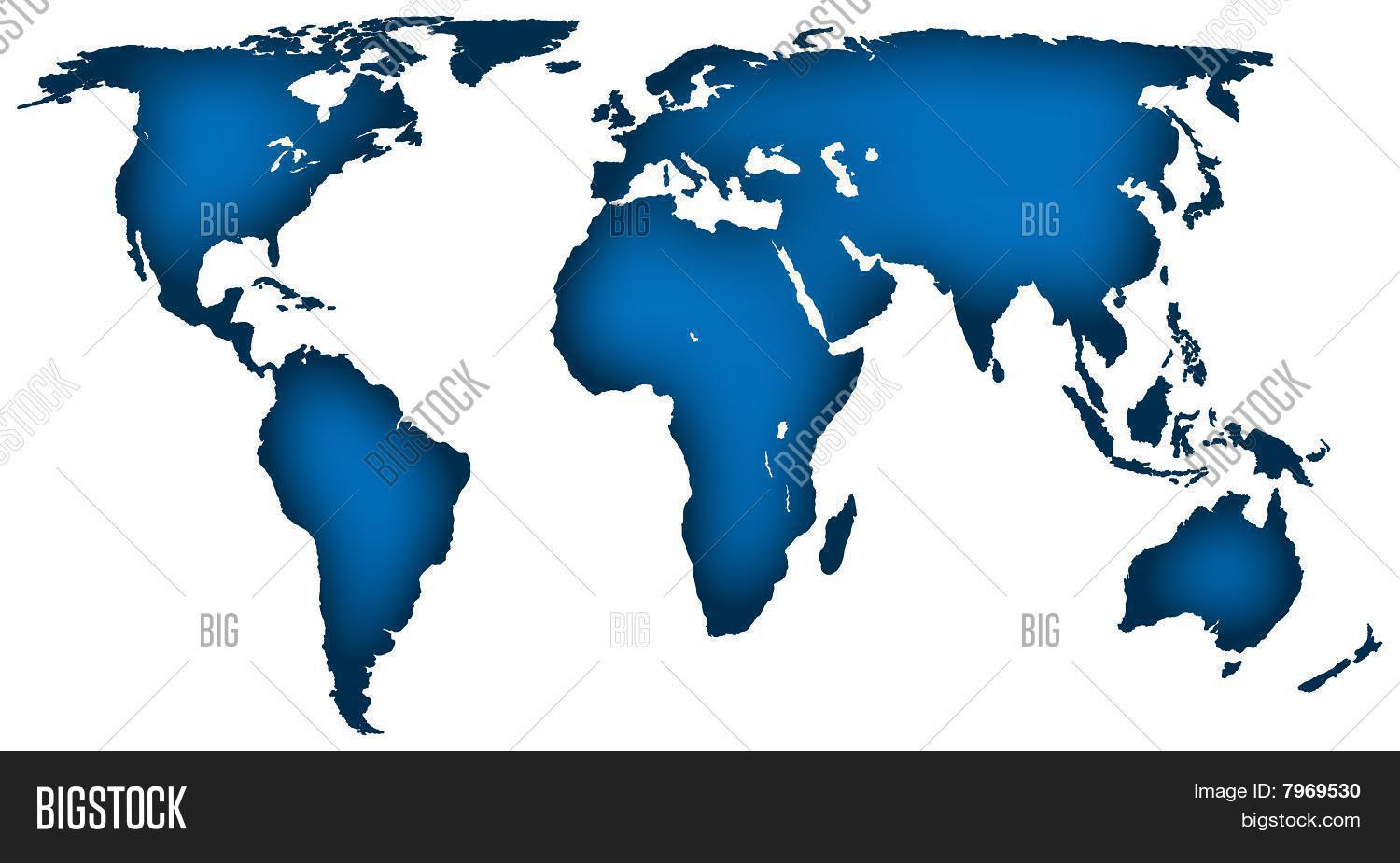 Corporate Blue Map Image & Photo (Free Trial) | Bigstock